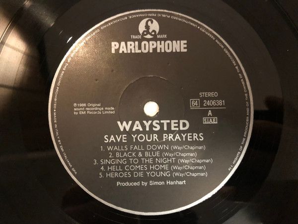 Waysted | Save Your Prayers | Vinyl (LP, Album) | VinylHeaven - your ...