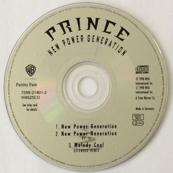 Prince | New Power Generation | CD (Single) | VinylHeaven - your source ...
