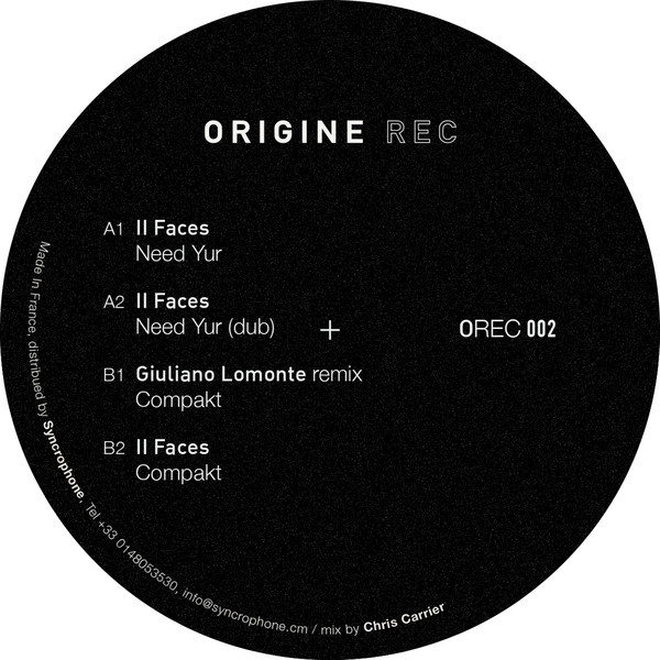 II Faces | EP | Vinyl (12", 33 ⅓ RPM, EP) | VinylHeaven - your source ...