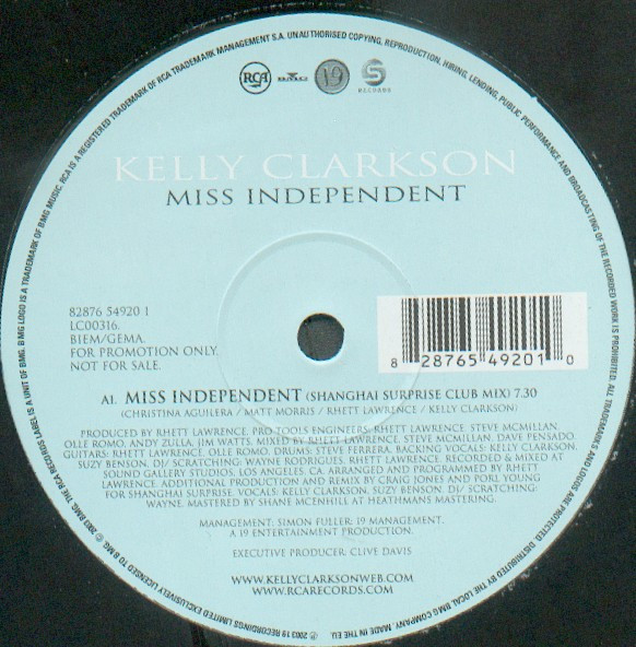 Kelly Clarkson Miss Independent