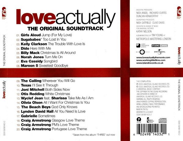 Various | Love Actually - The Original Soundtrack | CD (Compilation ...
