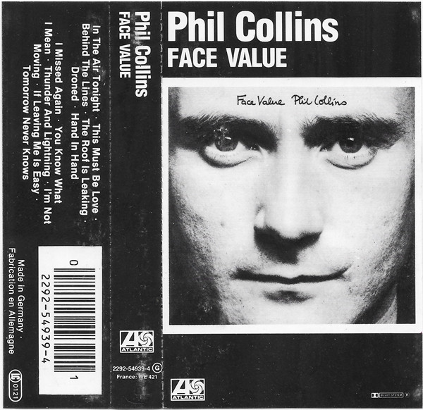 Phil Collins Face Value Album Cover