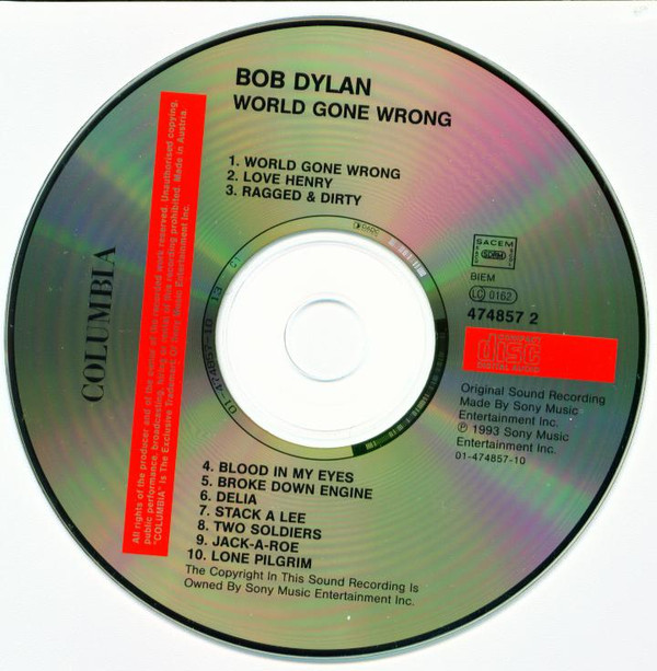 Bob Dylan World Gone Wrong