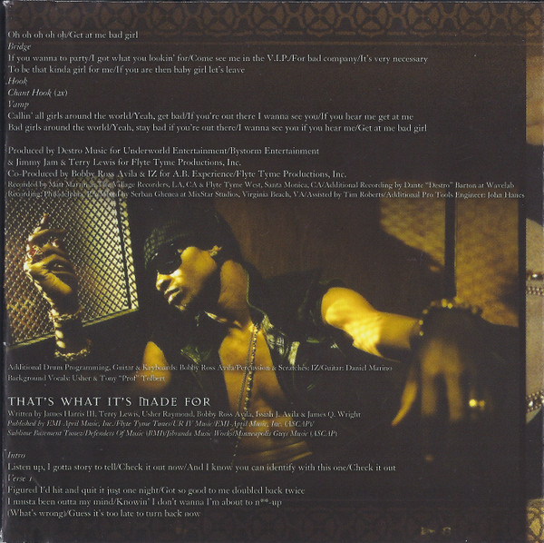 Usher Confessions Tracklist