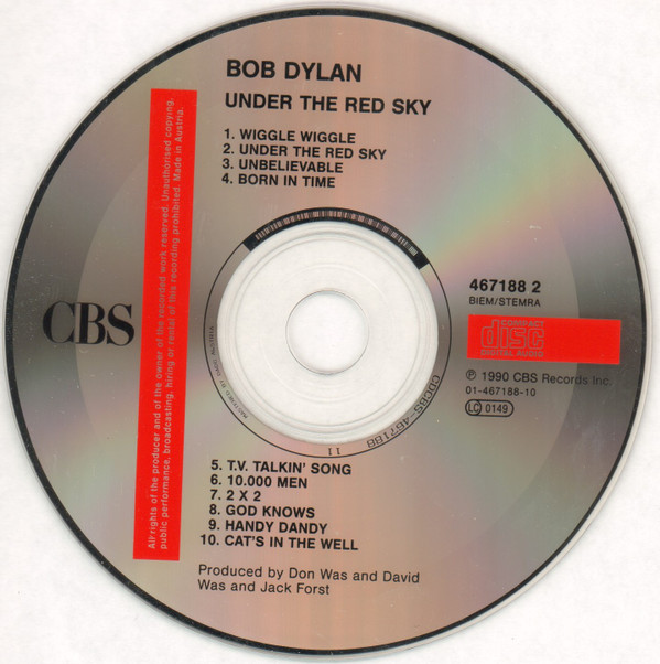 Bob Dylan Under The Red Sky