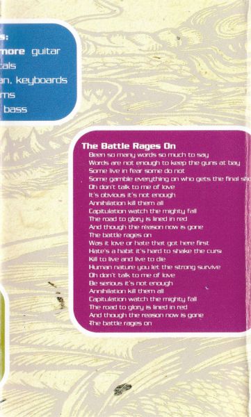 Deep Purple | The Battle Rages On... | Cassette (Album) | VinylHeaven - your source for great music
