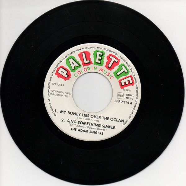 The Adam Singers | Sing Something Simple | Vinyl (7", 45 RPM, EP ...