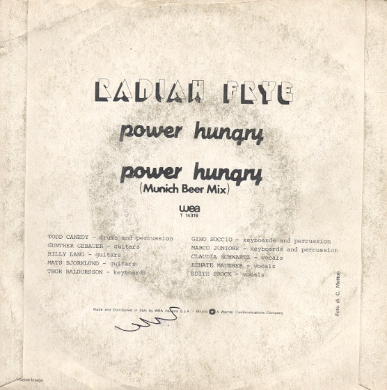 Radiah Frye | Power Hungry | Vinyl (7") | VinylHeaven - your source for ...