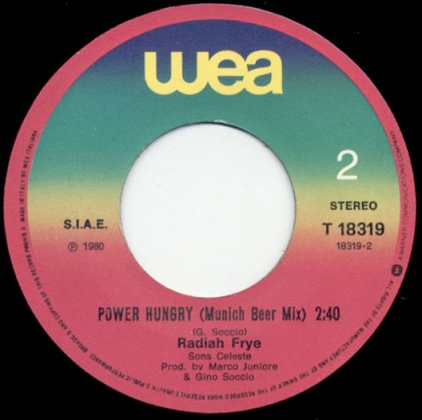 Radiah Frye | Power Hungry | Vinyl (7") | VinylHeaven - your source for ...