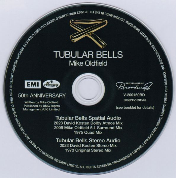 Mike Oldfield | Tubular Bells | Blu-ray (Blu-ray Audio, Album, Limited Edition, Reissue, Stereo ...