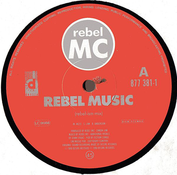 Rebel MC | Rebel Music | Vinyl (12", 45 RPM) | VinylHeaven - your ...