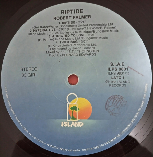 Robert Palmer Riptide