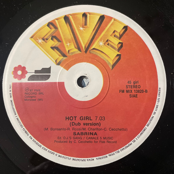 Sabrina | Hot Girl | Vinyl (12", 45 RPM) | VinylHeaven - your source ...