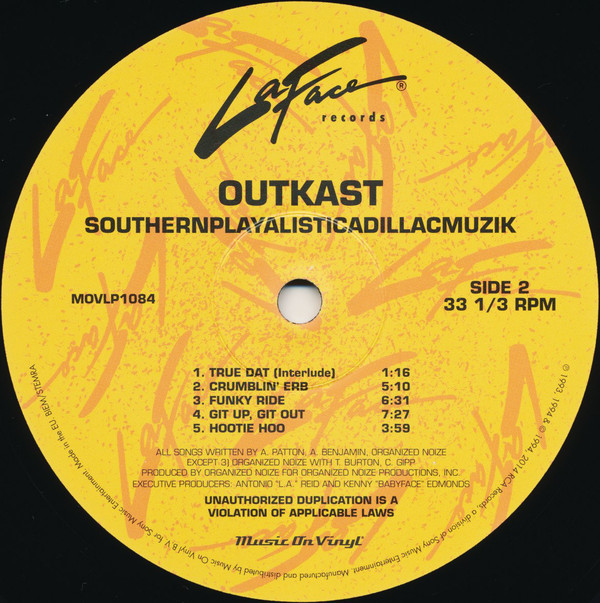 Outkast Southernplayalisticadillacmuzik Single