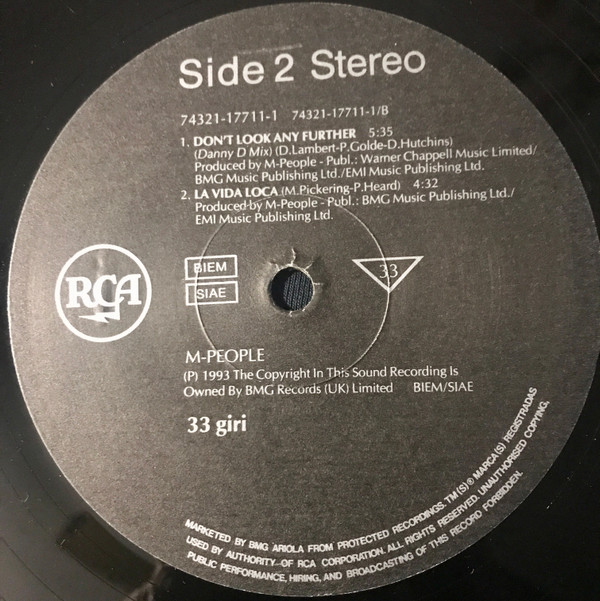 M People | Angel St | 2xVinyl (12", Promo, 33 ⅓ RPM) | VinylHeaven ...