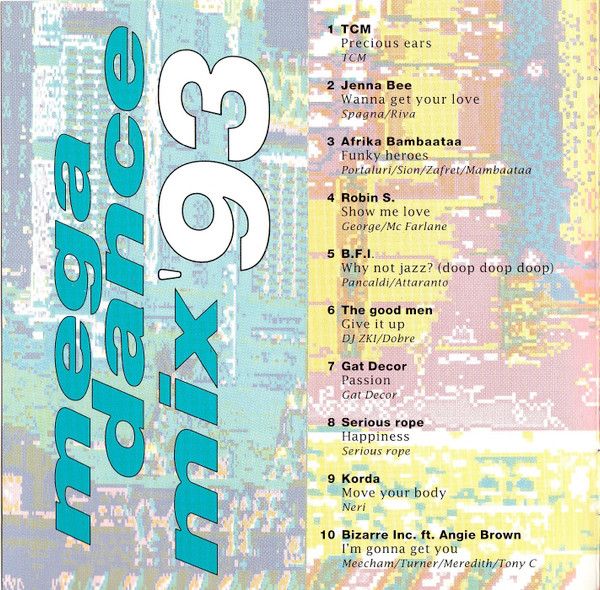 Various | Mega Dance Mix '93 (A 30 Traxx Non Stop Mix) | CD (Mixed ...