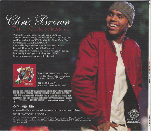 Chris Brown This Christmas Album Cover Chris Brown This Christmas Album Cover