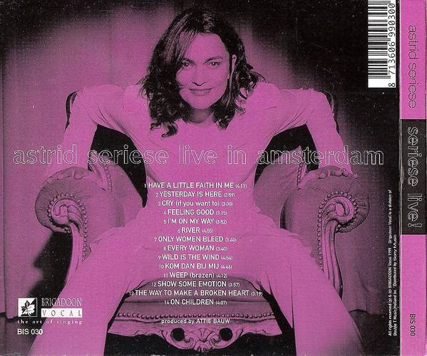Astrid Seriese | Seriese Live! | CD (Album) | VinylHeaven - your source ...