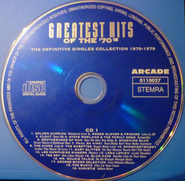Various | Greatest Hits Of The '70's - The Definitive Singles ...