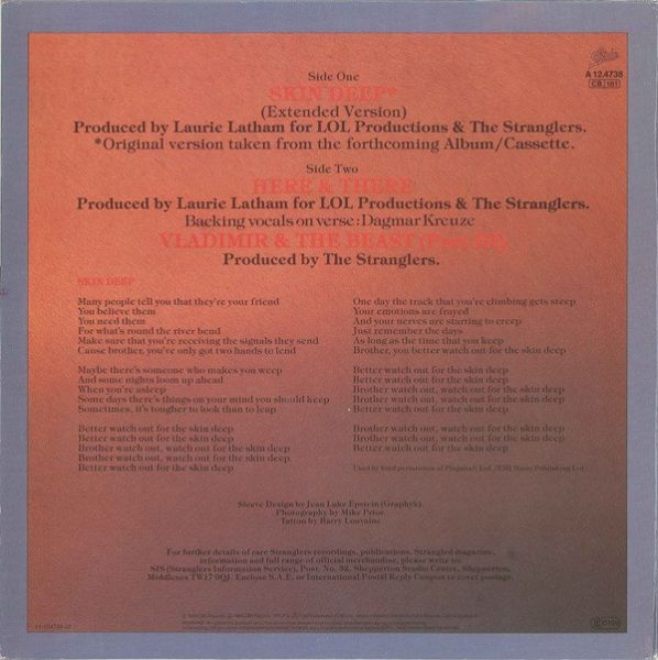 The Stranglers | Skin Deep (Extended Version) | Vinyl (12", 45 RPM ...