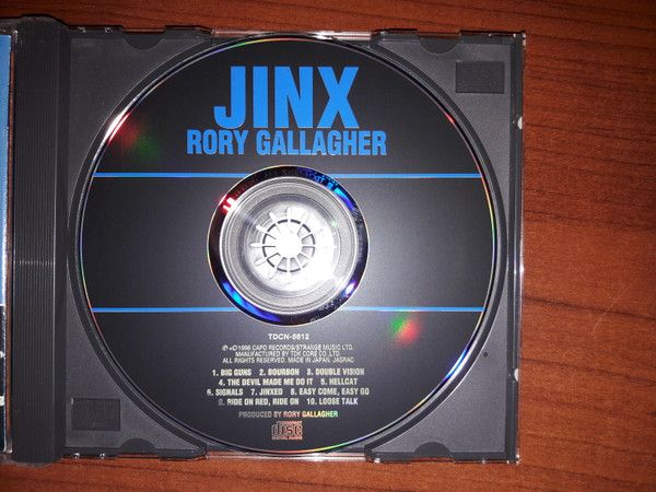 Rory Gallagher | Jinx | CD (Album, Reissue) | VinylHeaven - your source ...